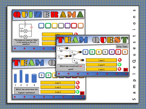 Current Electricity Team Quest Interactive Smart Board Team Building ...