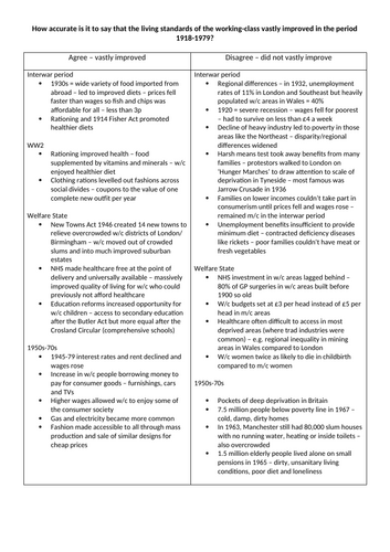 MEGA BUNDLE: Britain Transformed 30 A Level Essay Titles & Detailed ...