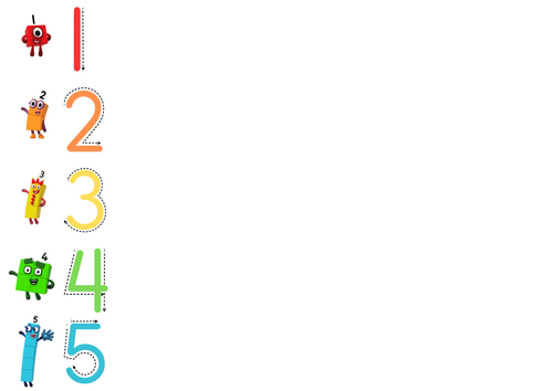 Numberblocks Number Formation | Teaching Resources