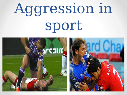 A Level PE Sports Psychology Aggression in Sport | Teaching Resources