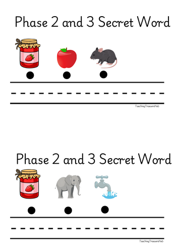 Phase 3 Phonics Mystery Words | Teaching Resources