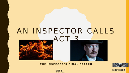 An Inspector Calls Complete SEND-Friendly Revision Bundle: 6 Lessons ...