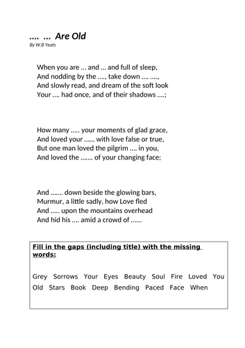 Unseen Poetry 24 lessons with formative and summative assessments, a ...