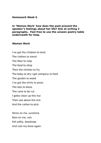 Unseen Poetry 24 lessons with formative and summative assessments, a ...