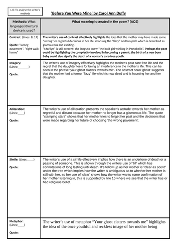 Unseen Poetry 24 lessons with formative and summative assessments, a ...
