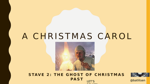 A Christmas Carol Stave 2: SEND-Friendly REVISION: The Ghost of ...