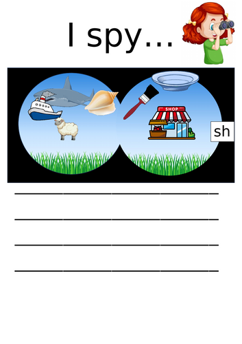 Phonics Ispy - th,ch,sh | Teaching Resources