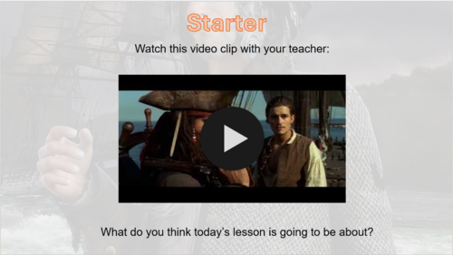 Pirate lesson with adjectives. | Teaching Resources