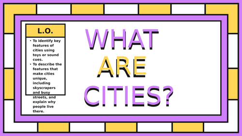 Lesson 4 - Cities | Teaching Resources