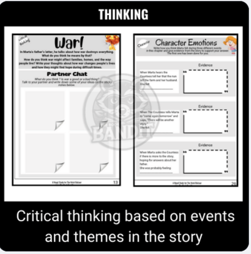 THE HOTEL BALZAAR Novel Study Unit | Teaching Resources