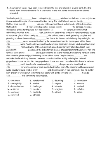 Witch's house | Teaching Resources