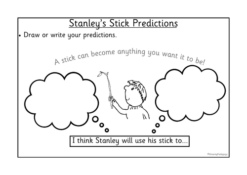 Stanley's Stick Worksheets for Year 1 - Literacy, Writing, and Cross ...