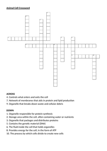 Cell Biology & Tissues Puzzle Pack | Teaching Resources