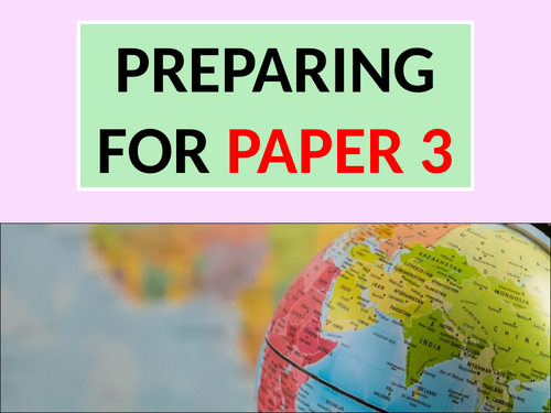 Edexcel A-Level Geography Paper 3 lessons | Teaching Resources