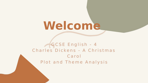 Plot and Theme Analysis in A Christmas Carol – PowerPoint and Worksheet ...