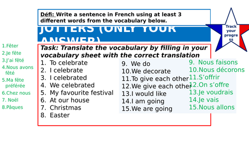 Studio GCSE French Higher - Module 3 - Unité 4 | Teaching Resources