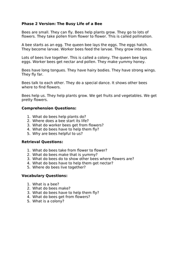 Early Reader Comprehension Bundle | Teaching Resources