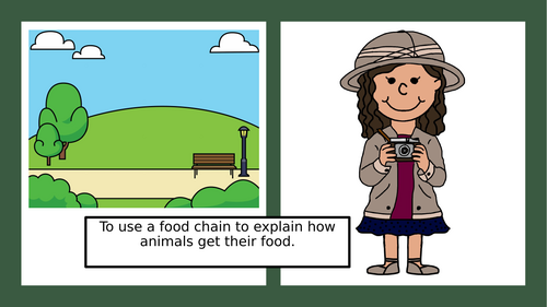 Year 2 To use a food chain to explain how animals get their food ...
