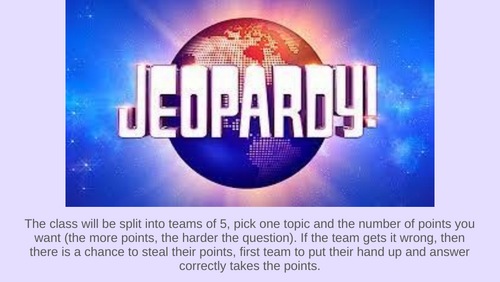 Science Jeopardy Style Game- Space KS3 | Teaching Resources