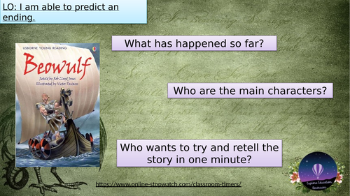 Beowulf Writing Unit - 10 Outstanding English Lessons for KS2 ...