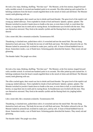Sound of Thunder - Unit of Work | Teaching Resources