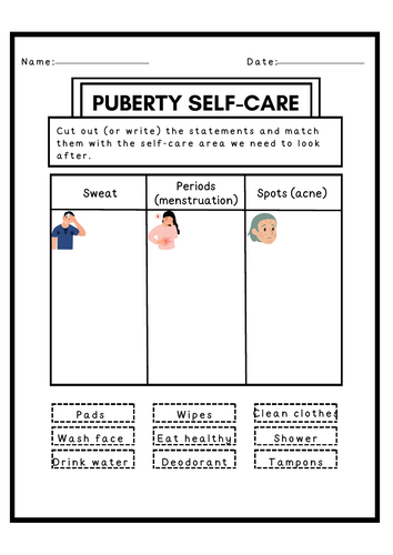 Personal hygiene - Lesson 5 - Puberty | Teaching Resources