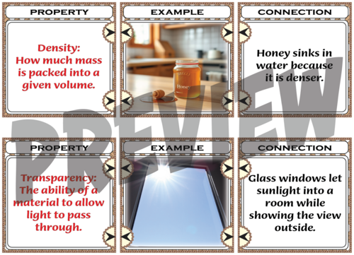 Properties of Matter Science Sorting Activity Center | Teaching Resources