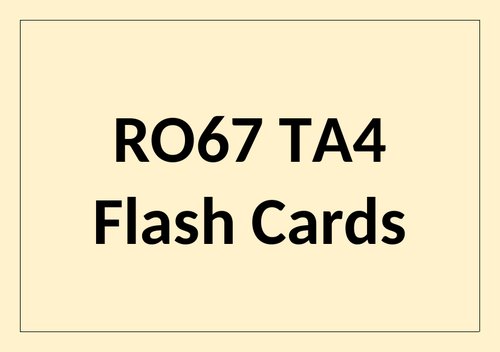 OCR Cambridge Nationals Enterprise and Marketing RO67 TA4 Revision ...