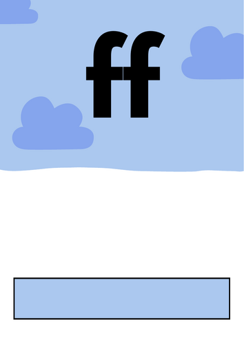 'ff' initial phonics sound workbook | Teaching Resources