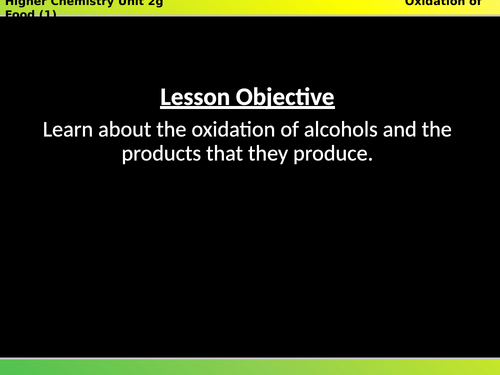 Oxidation of alcohols card sort | Teaching Resources