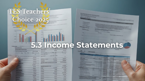 Cambridge IGCSE Business Income Statements PowerPoint 2026 Exams ...
