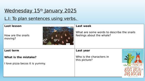 The Snail and the Whale English planning | Teaching Resources