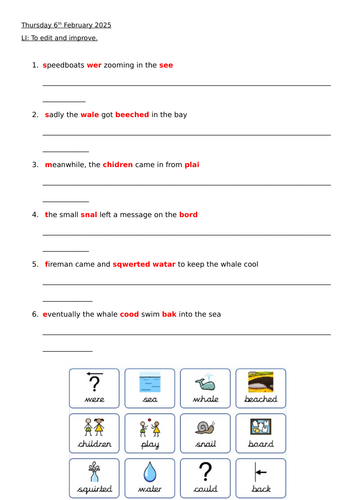 The Snail and the Whale English planning | Teaching Resources