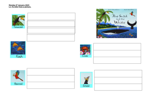 The Snail and the Whale English planning | Teaching Resources