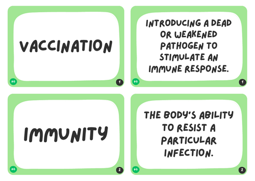 B6: Preventing & Treating Disease Flashcards (AQA GCSE Combined/Triple ...