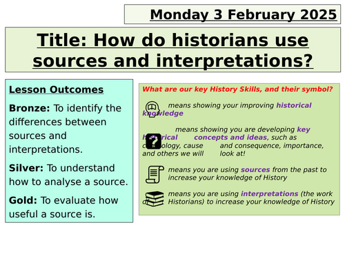 SOW: What is History? historical skills and concepts | Teaching Resources