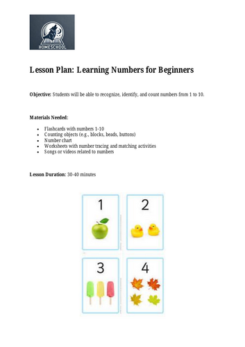 Early Years Numbers - Beginners | Teaching Resources