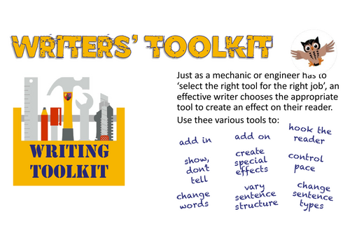 Writing Toolkit for Year 5 - a useful toolkit for display / use as a ...
