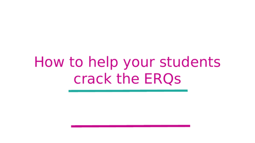 How to get top marks in the ERQ IB Psychology | Teaching Resources