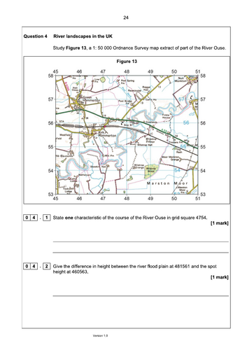 AQA GCSE Physical Landscapes of the UK (Rivers & Coasts) | Teaching ...