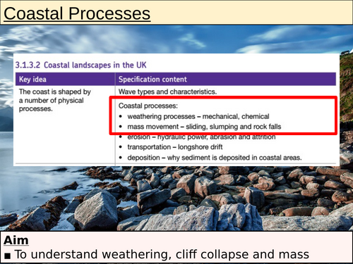 AQA GCSE Physical Landscapes of the UK (Rivers & Coasts) | Teaching ...