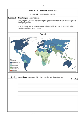 AQA GCSE Changing Economic World | Teaching Resources