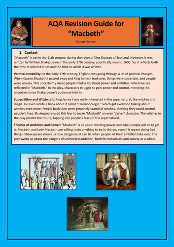 Brilliant Macbeth | Teaching Resources