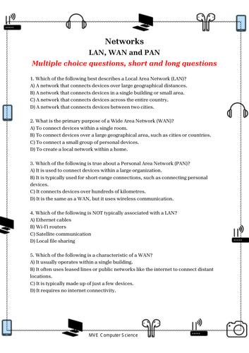 BUNDLE: Network AFL worksheets and answers | Teaching Resources