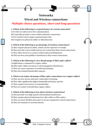 BUNDLE: Network AFL worksheets and answers | Teaching Resources