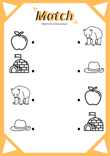 "Find & Match: A Fun Picture Matching Activity Book for Kids ...
