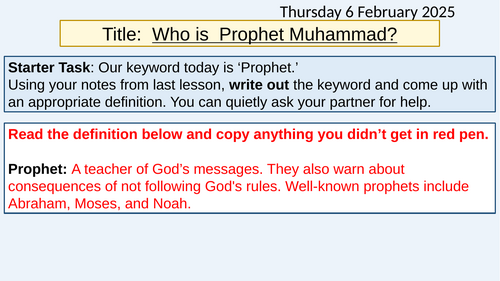 Islamic Beliefs - Who is Prophet Muhammad (PBUH) - Lesson 3 | Teaching ...