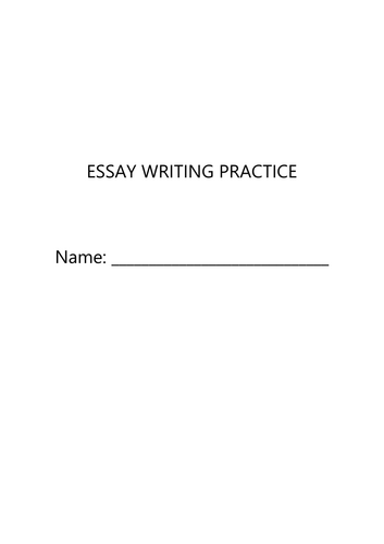 AQA Power and Conflict Poetry - Essay Writing Practice | Teaching Resources