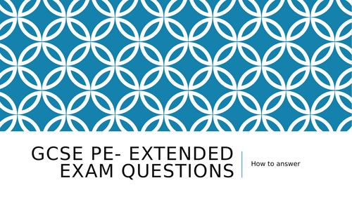 AQA GCSE PE - How to answer exam questions | Teaching Resources