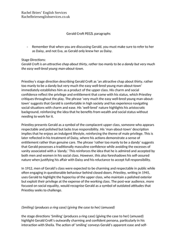 Gerald Croft quotes in PEEZL form | Teaching Resources